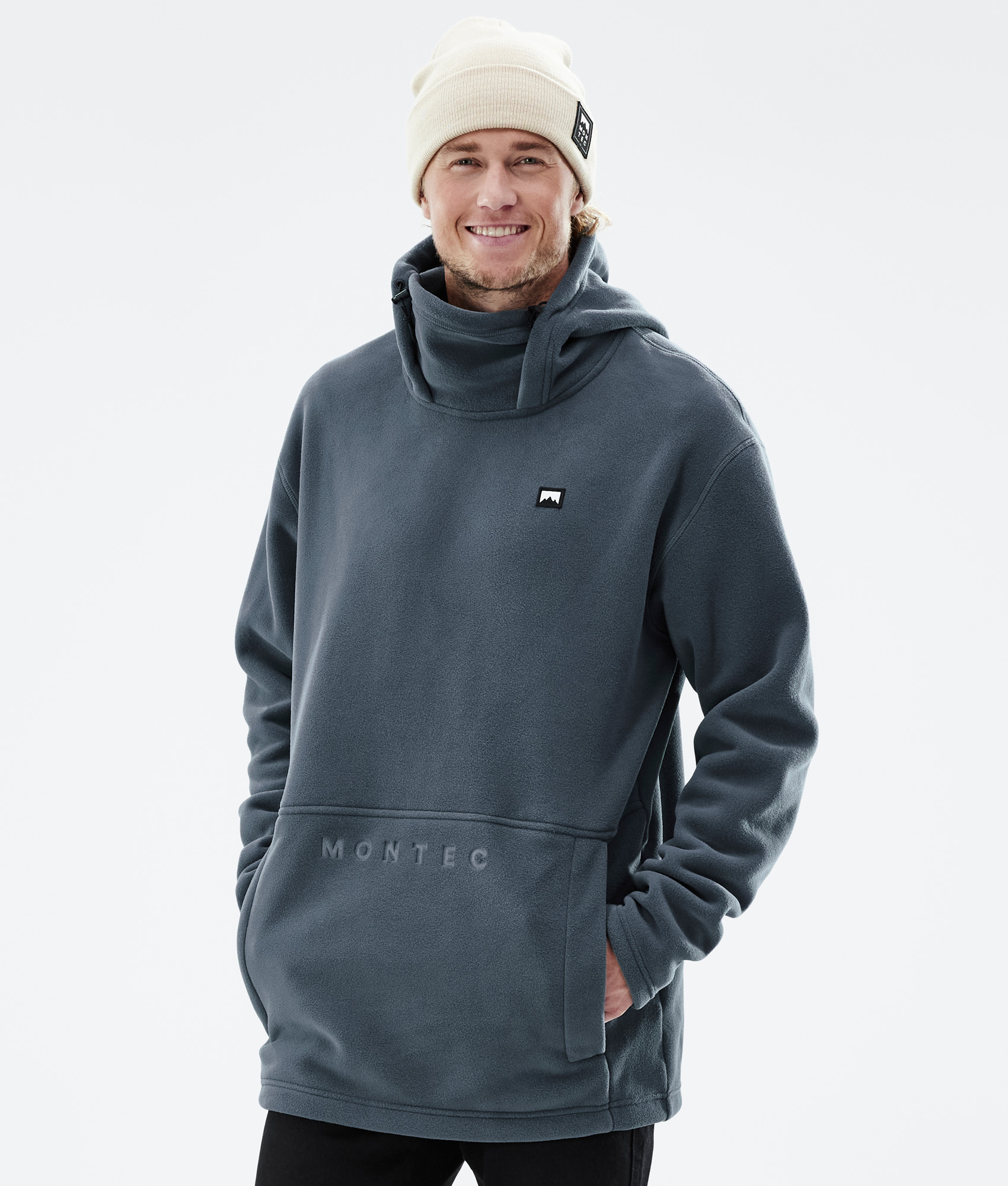 Montec Lima Fleecehood Man Atlantic/Black - Grön | Ridestore.se
