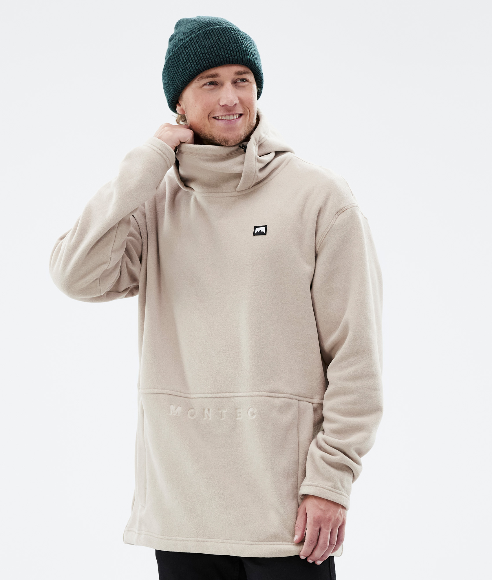 Montec Delta Fleecehood Man Sand - Sand | Ridestore.se