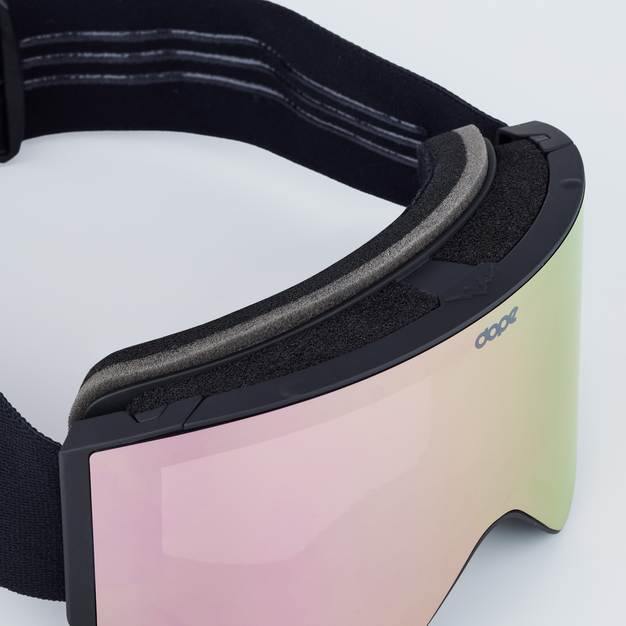 Dope Sight Ski Goggles Men Black W/Black Champagne Mirror | Dopesnow.com