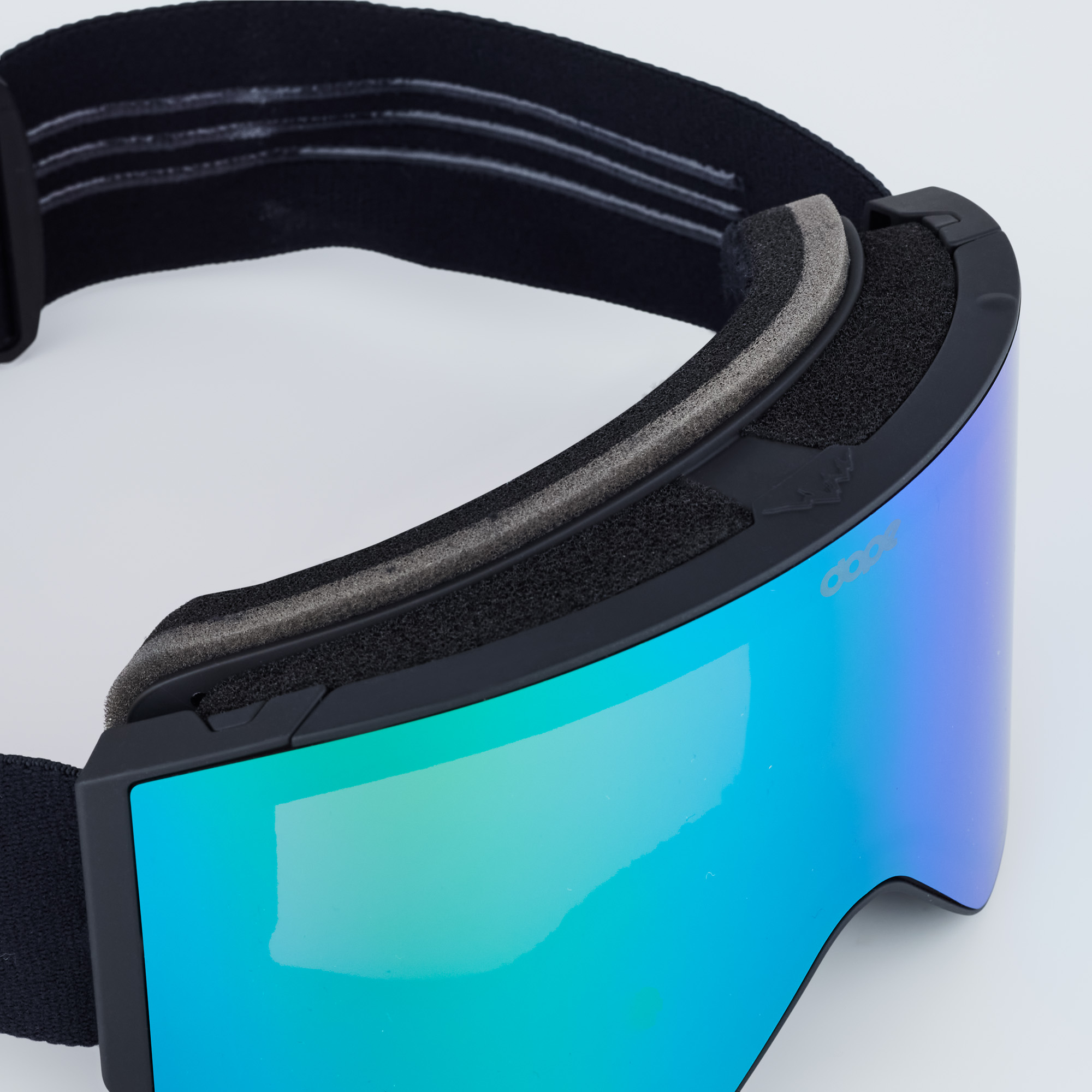 Dope Sight Ski Goggles Men Black W/Black Green Mirror | Dopesnow.com