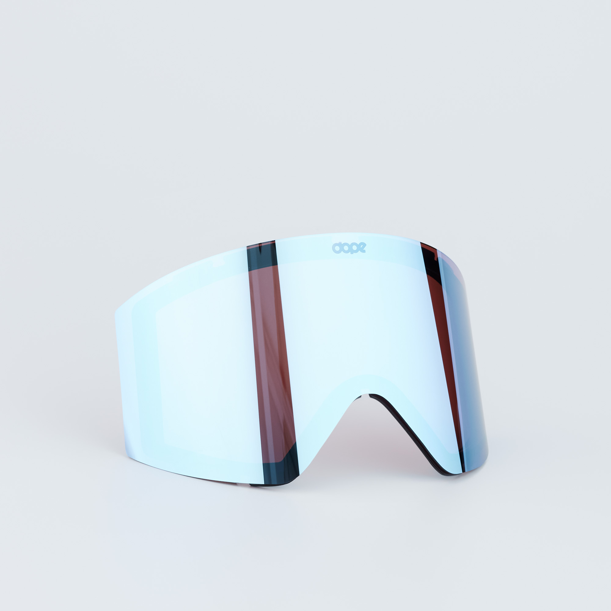 Dope Sight Ski Goggles Men Black W/Black Blue Mirror | Dopesnow.com