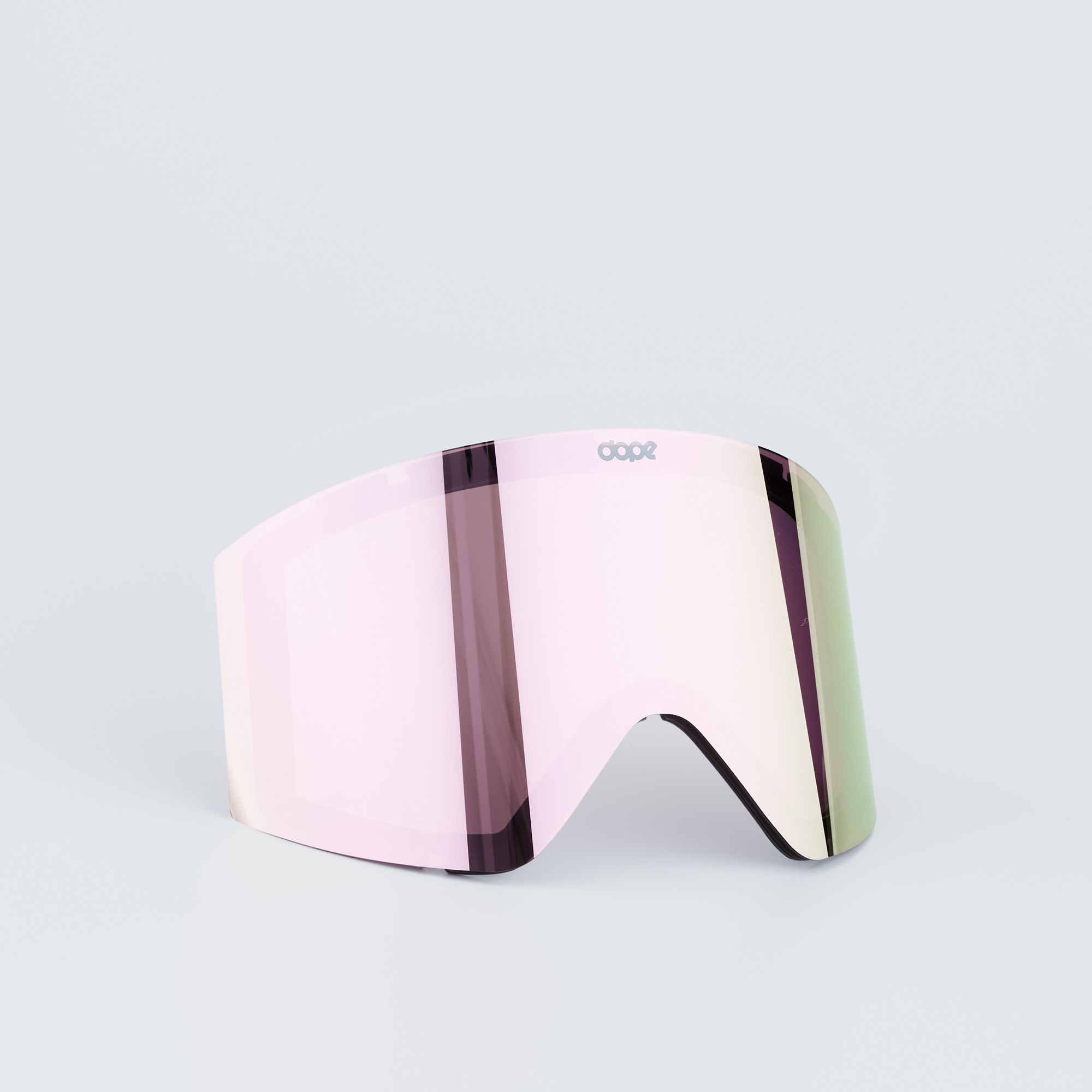 Dope Sight Ski Goggles Men White W/White Champagne Mirror | Dopesnow.com