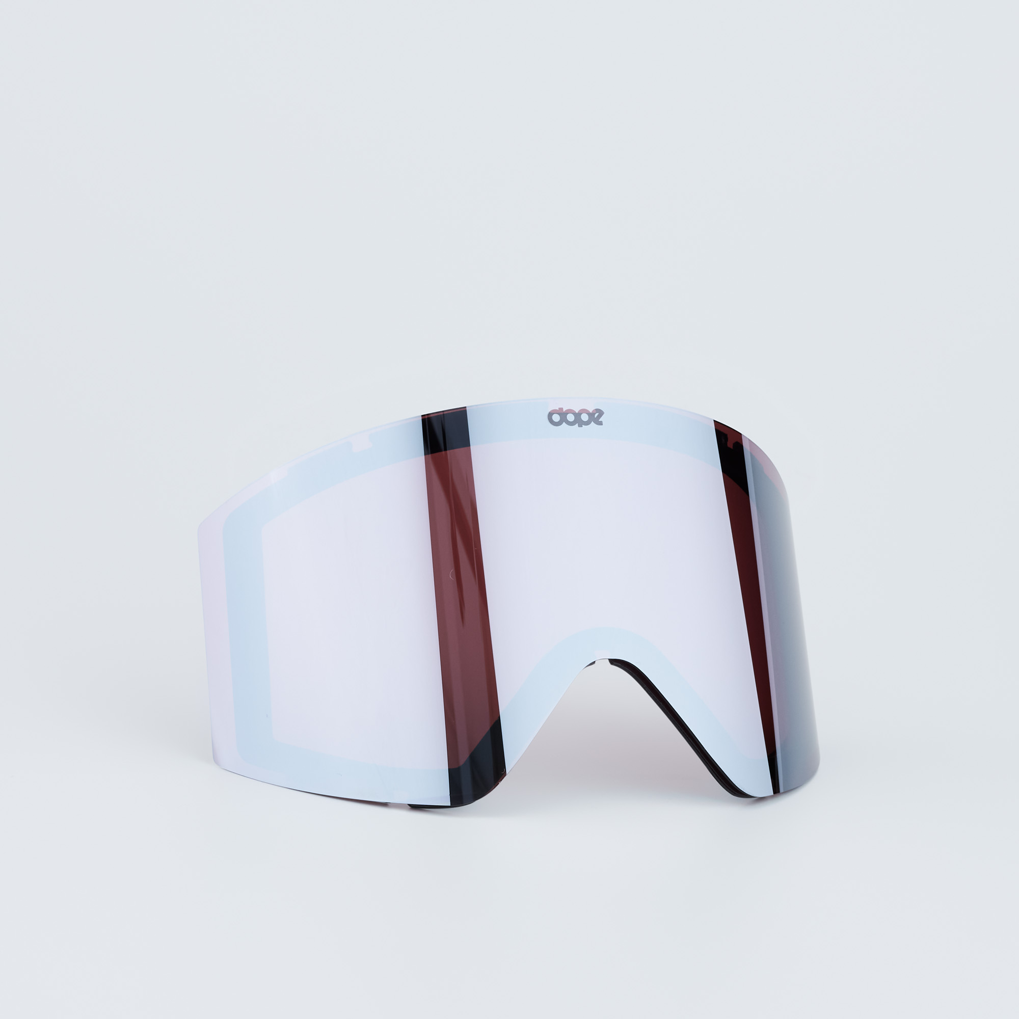 Dope Sight Ski Goggles Men White W/White Silver Mirror | Dopesnow.com