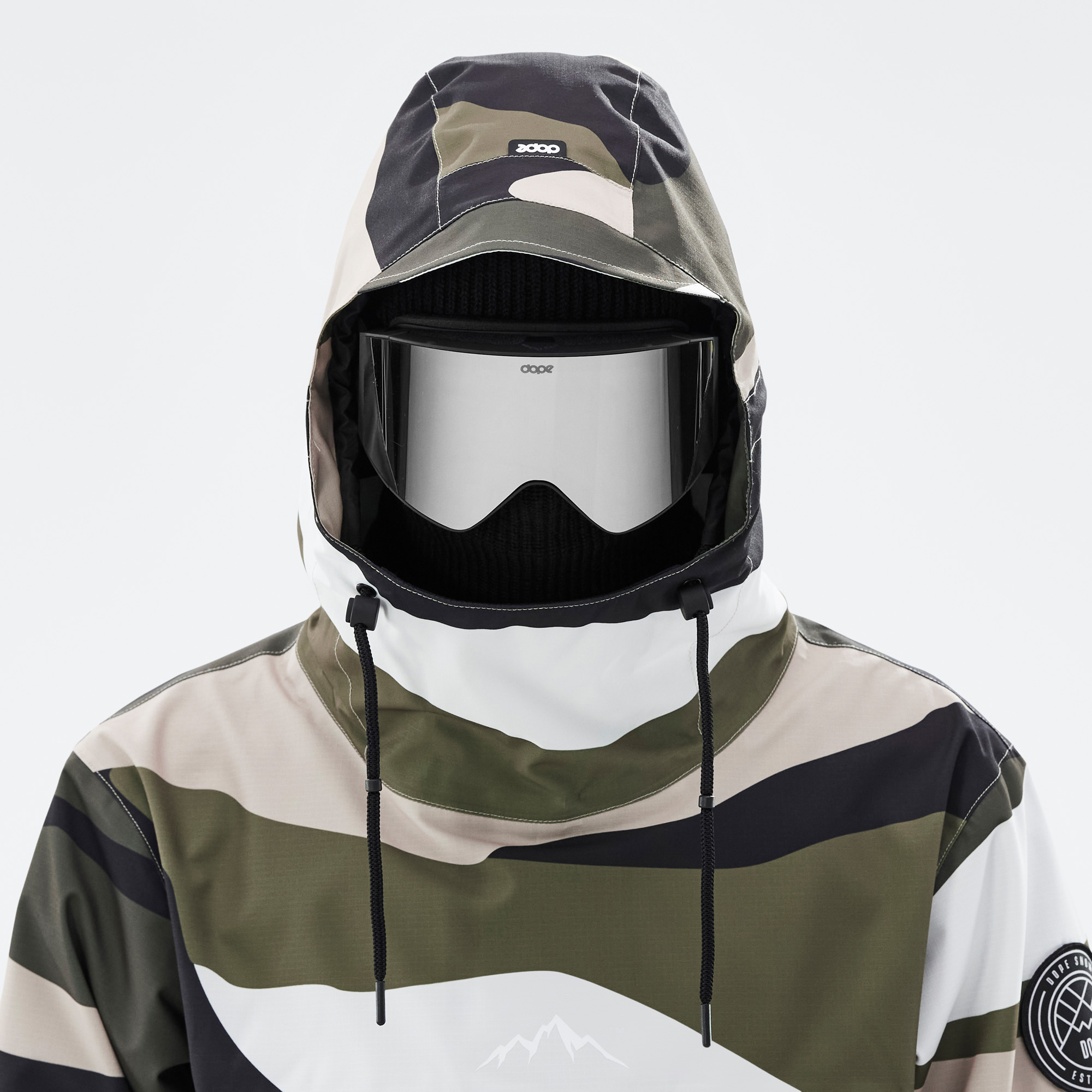 Dope Blizzard 2022 Snowboard Jacket Men Shards Sand Olive | Ridestore.com