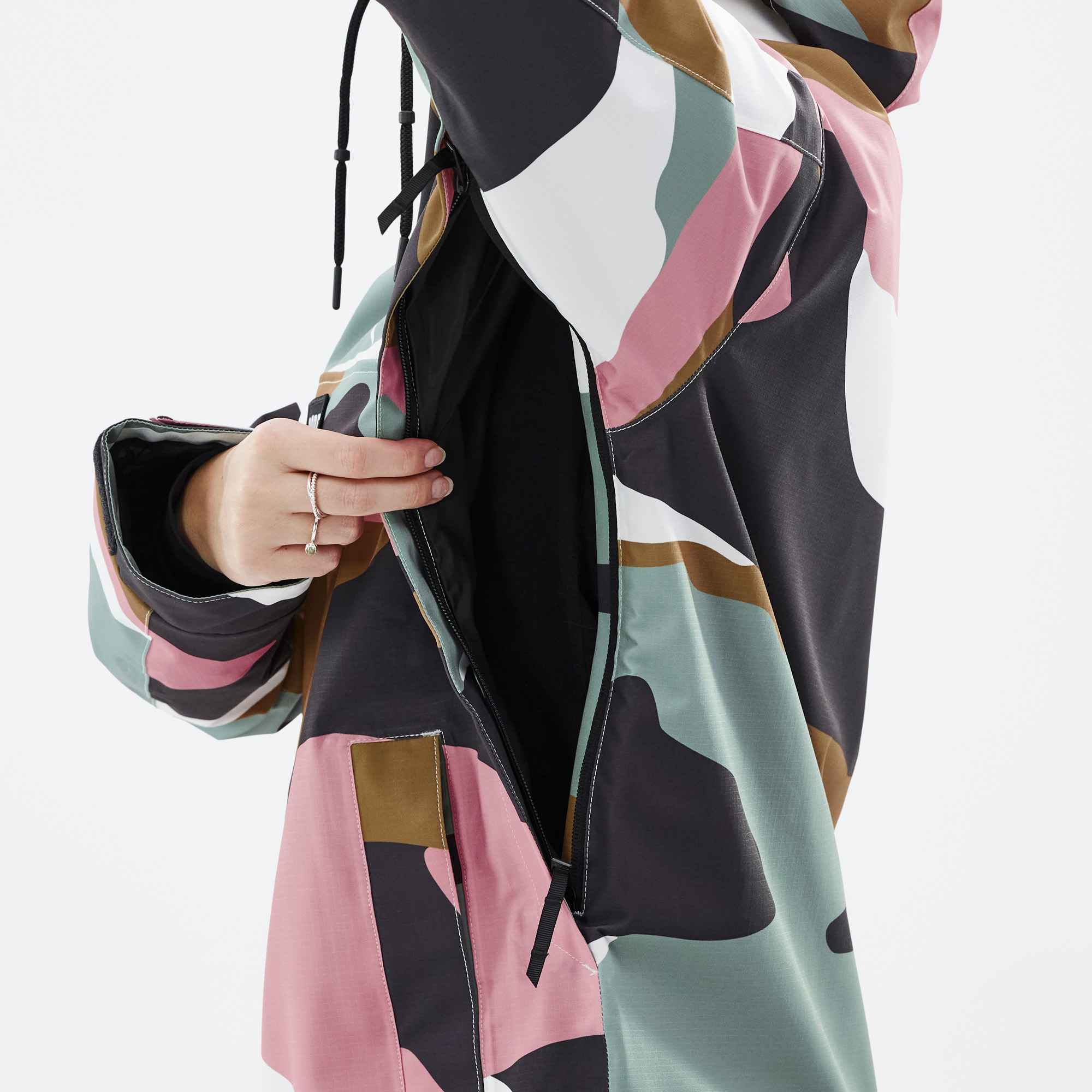 Dope Blizzard W Ski Jacket Women Shards Gold Muted Pink | Ridestore.com