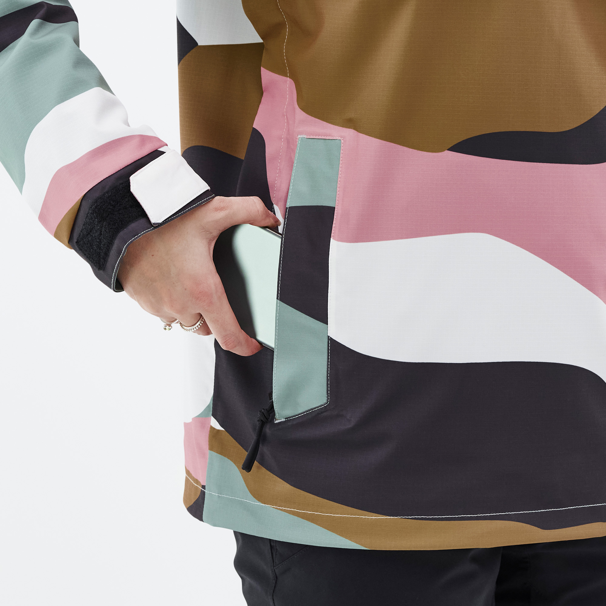 Dope Blizzard W Ski Jacket Women Shards Gold Muted Pink | Ridestore.com