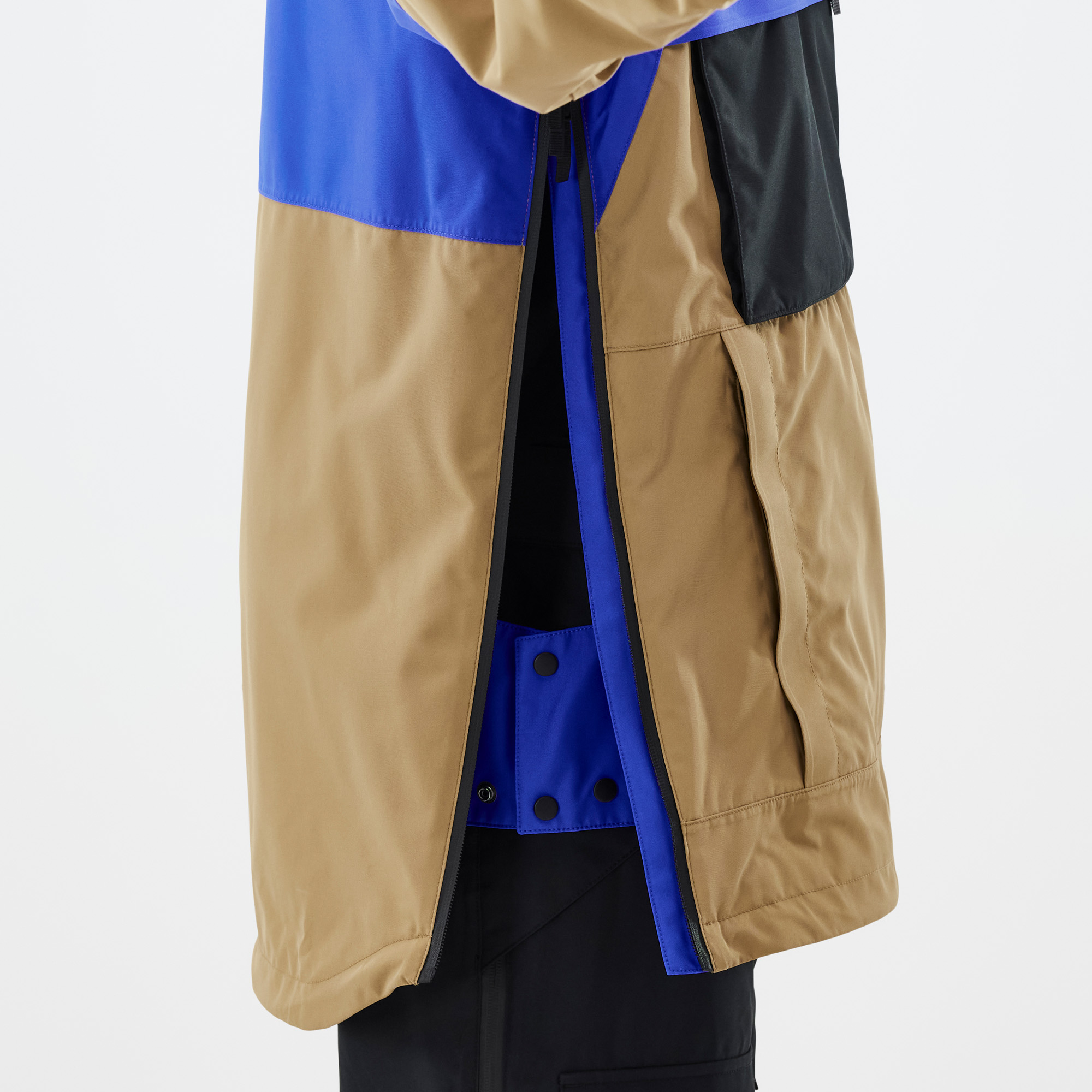 Montec Dune Ski Jacket Men Cobalt Blue/Back/Gold | Montecwear.com