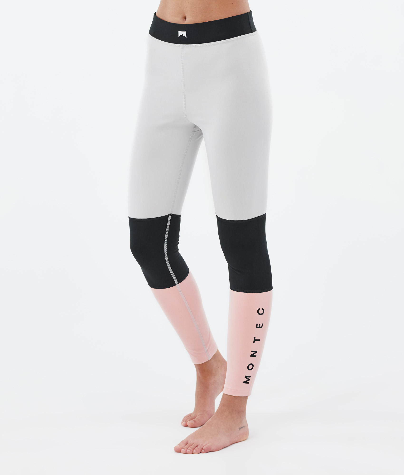 Montec Alpha W Base Layer Pant Women Light Grey/Black/Soft Pink ...