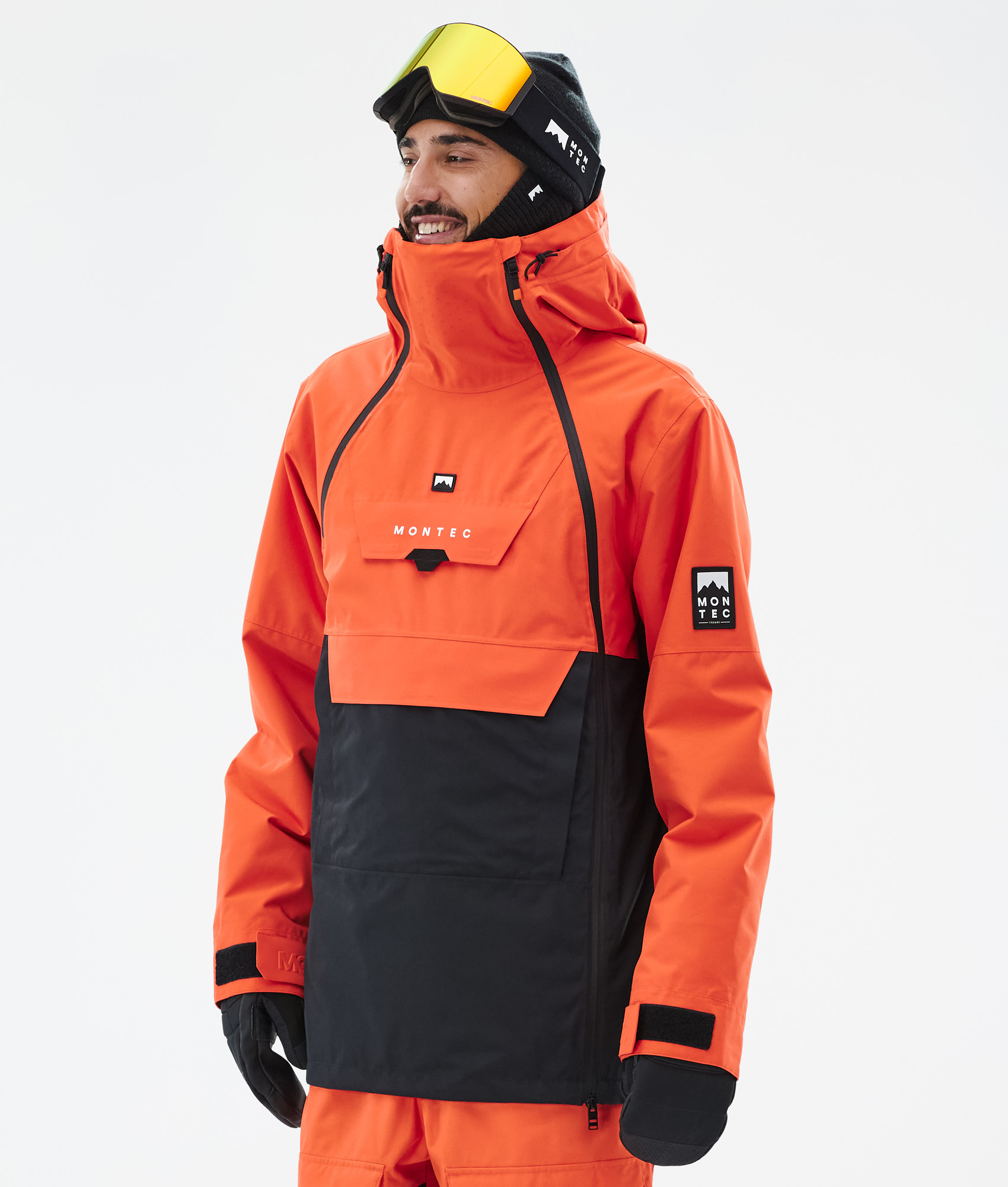 Montec Doom Veste Snowboard Homme Orange/Black - Orange | Ridestore.com