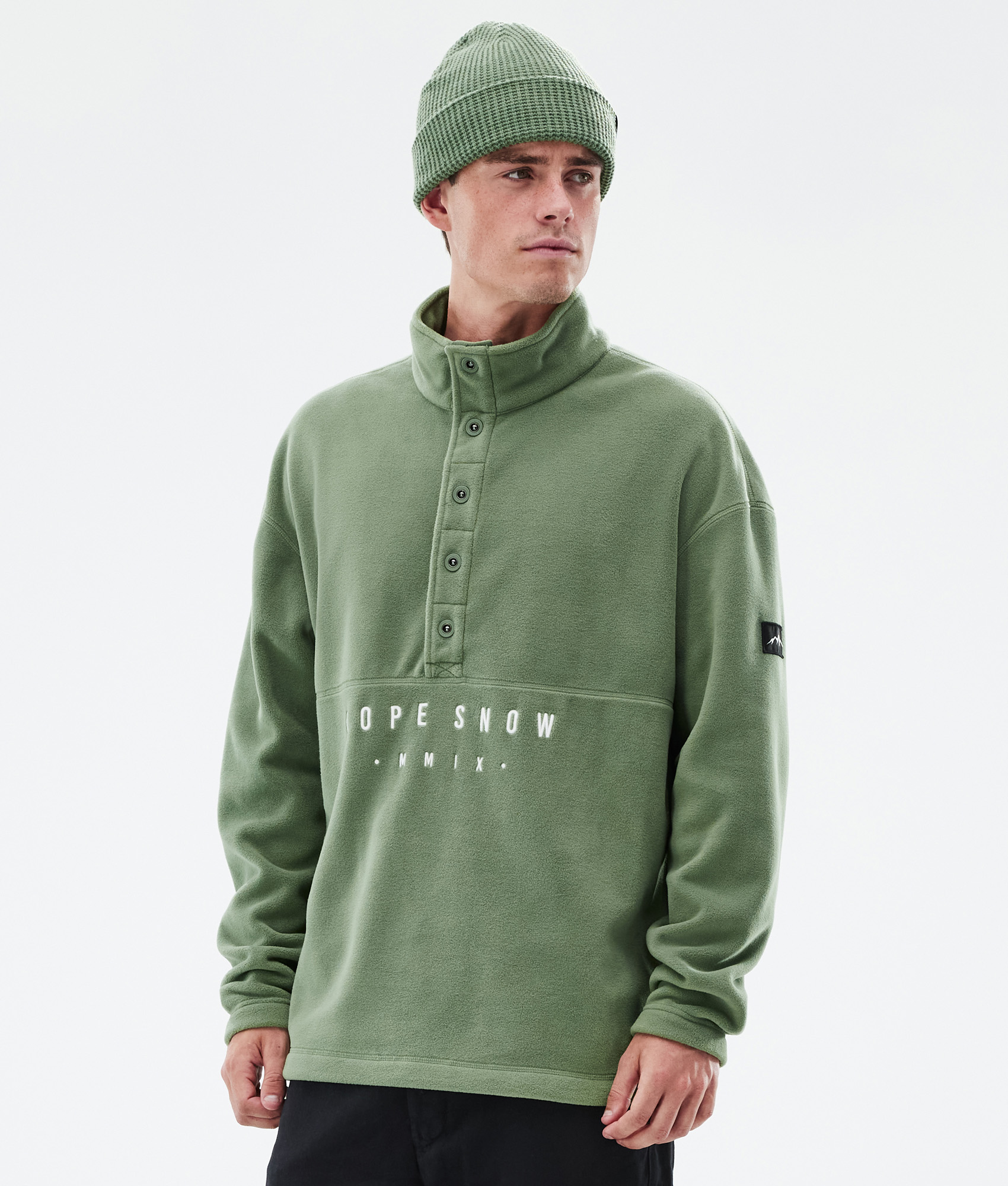 Dope Comfy Fleece Sweater Men Moss Green | Dopesnow.com