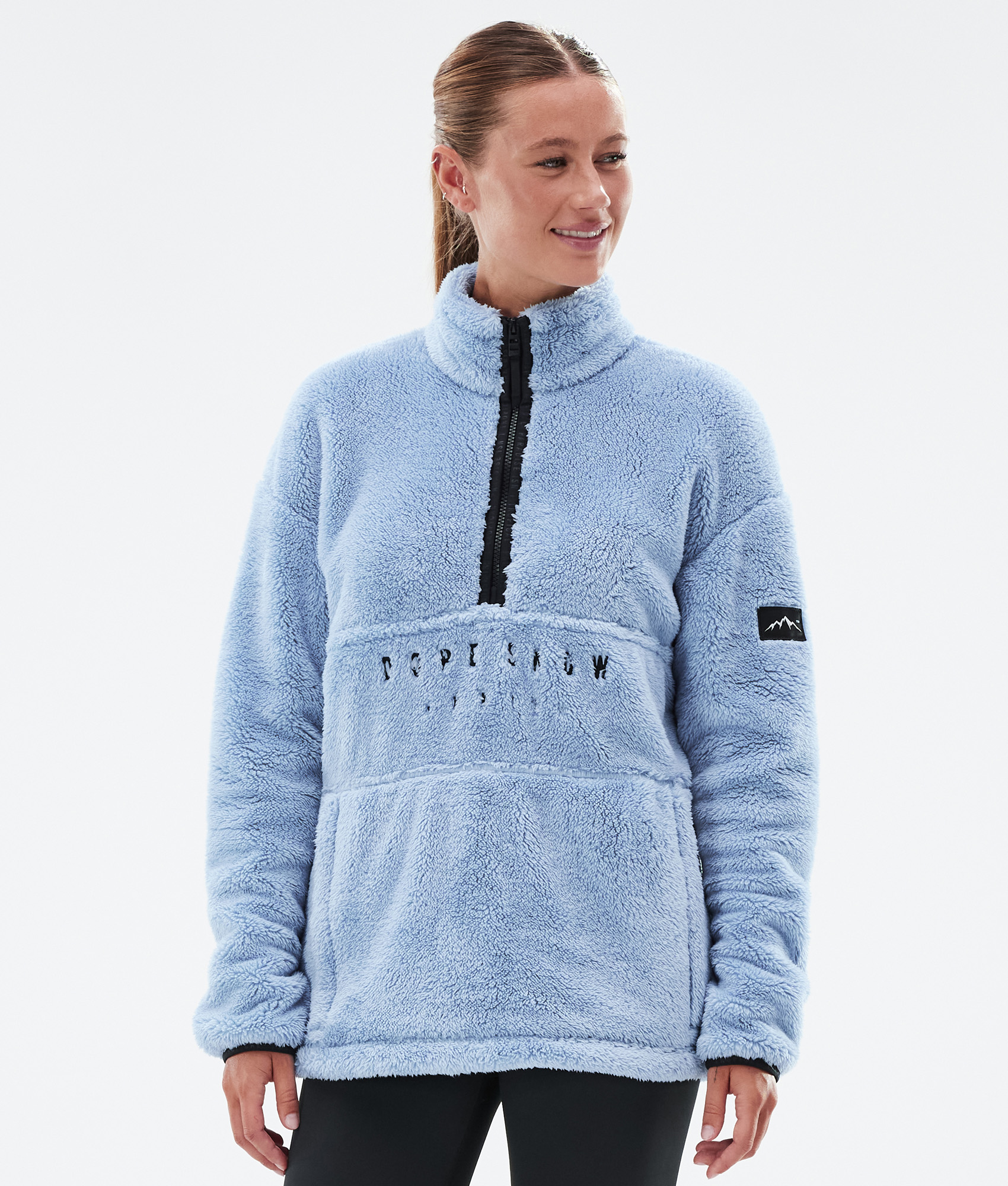 Dope Pile W Fleece Sweater Women Light Blue | Dopesnow.com