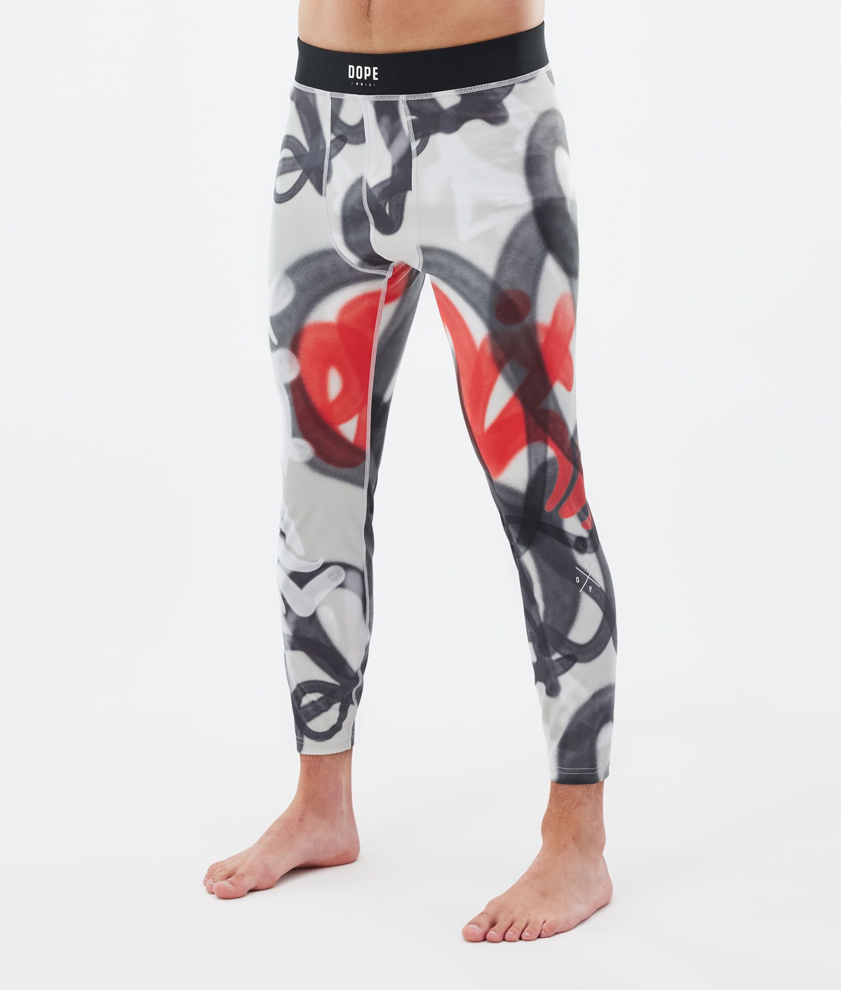 Dope Snuggle Base Layer Pant Men Spray Black Red | Dopesnow.com