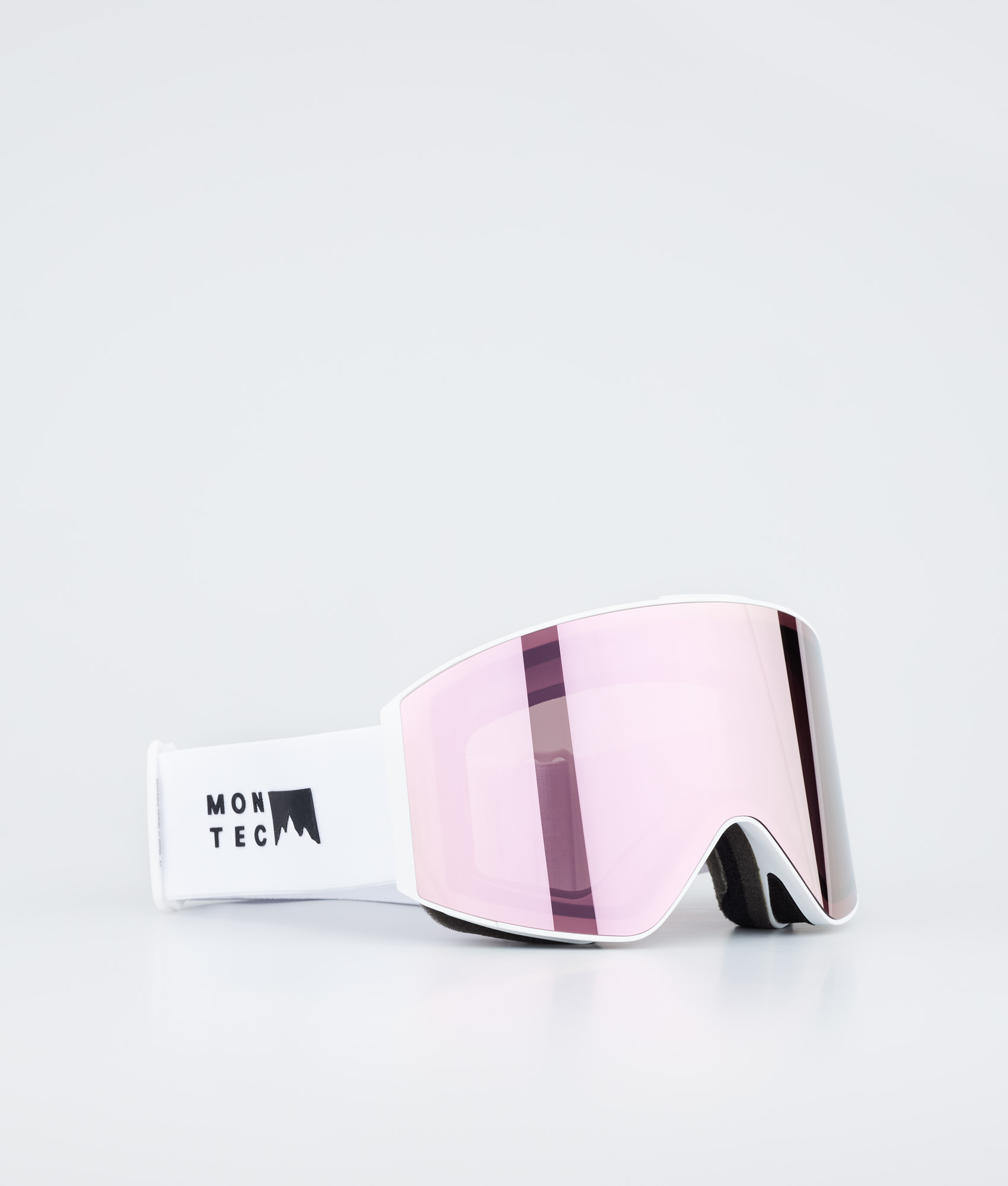 Montec Scope Ski Goggles White/Rose Mirror | Montecwear CA